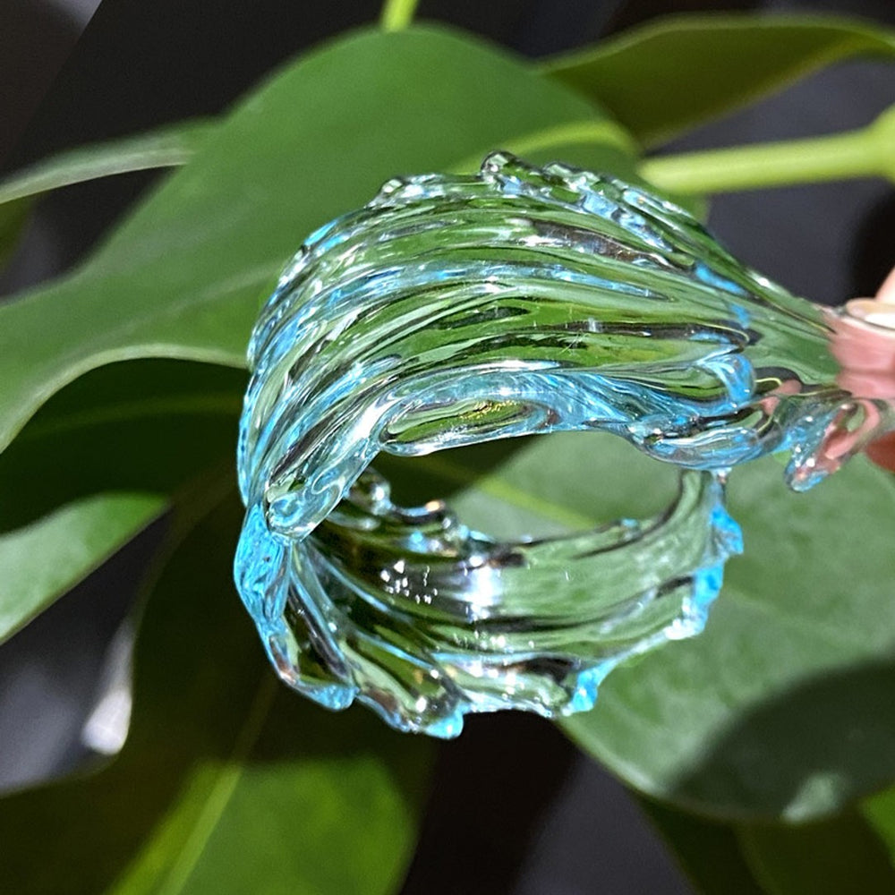 Glass napkin rings store